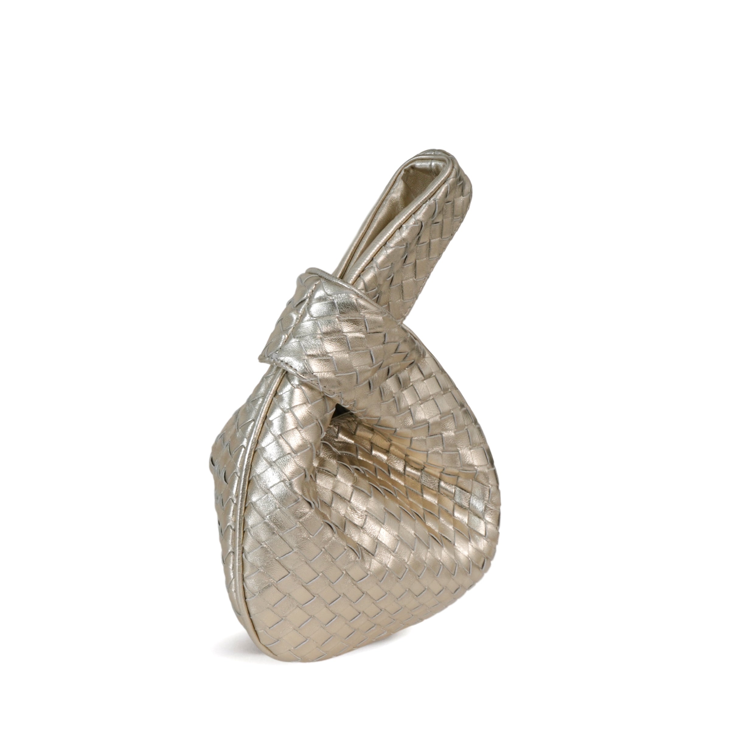 The Rebecca Mini Woven Bag, Italian Woven Leather Purse - MILANER
